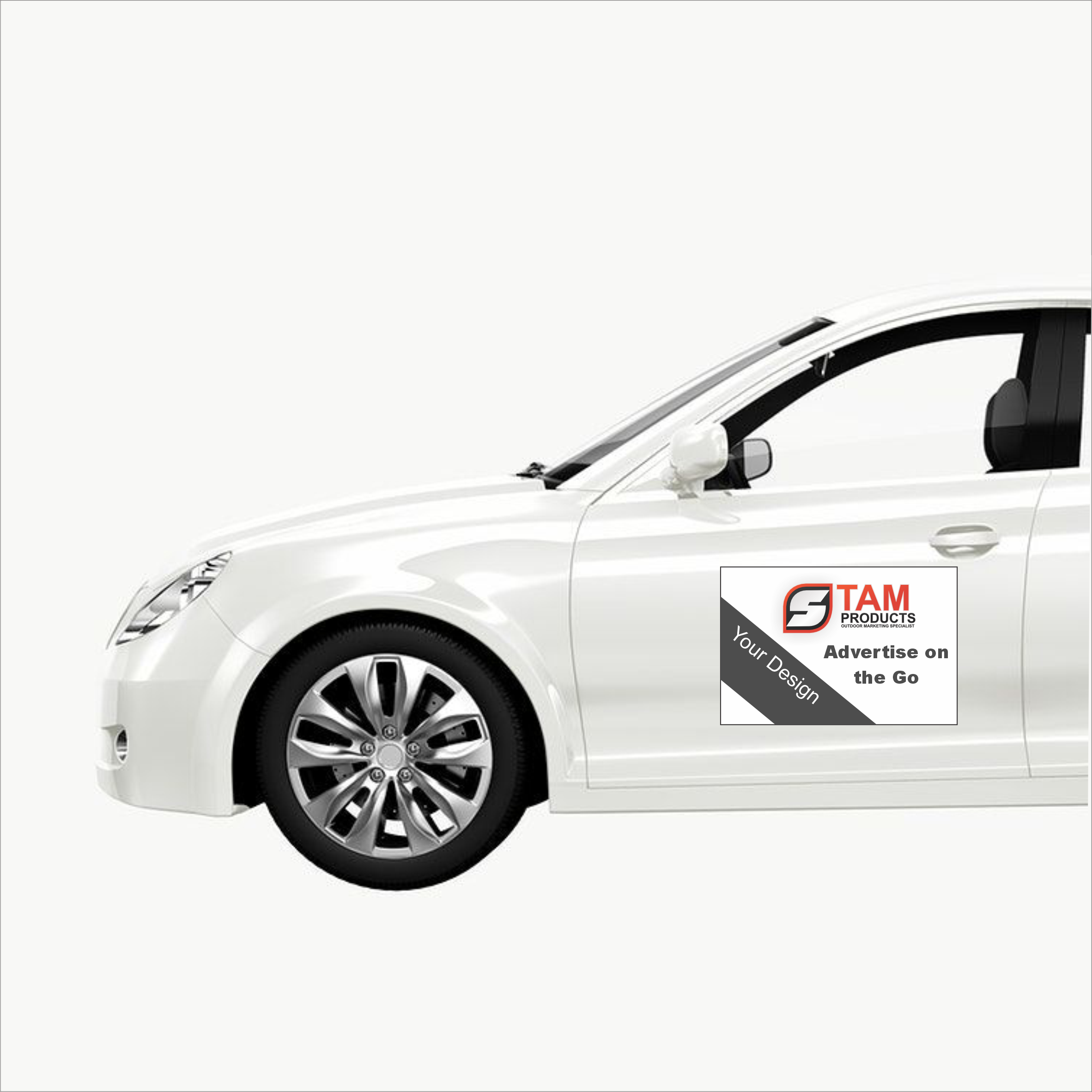 Stam Products Custom Printed Bespoke Branded Car Magnets - Advertise