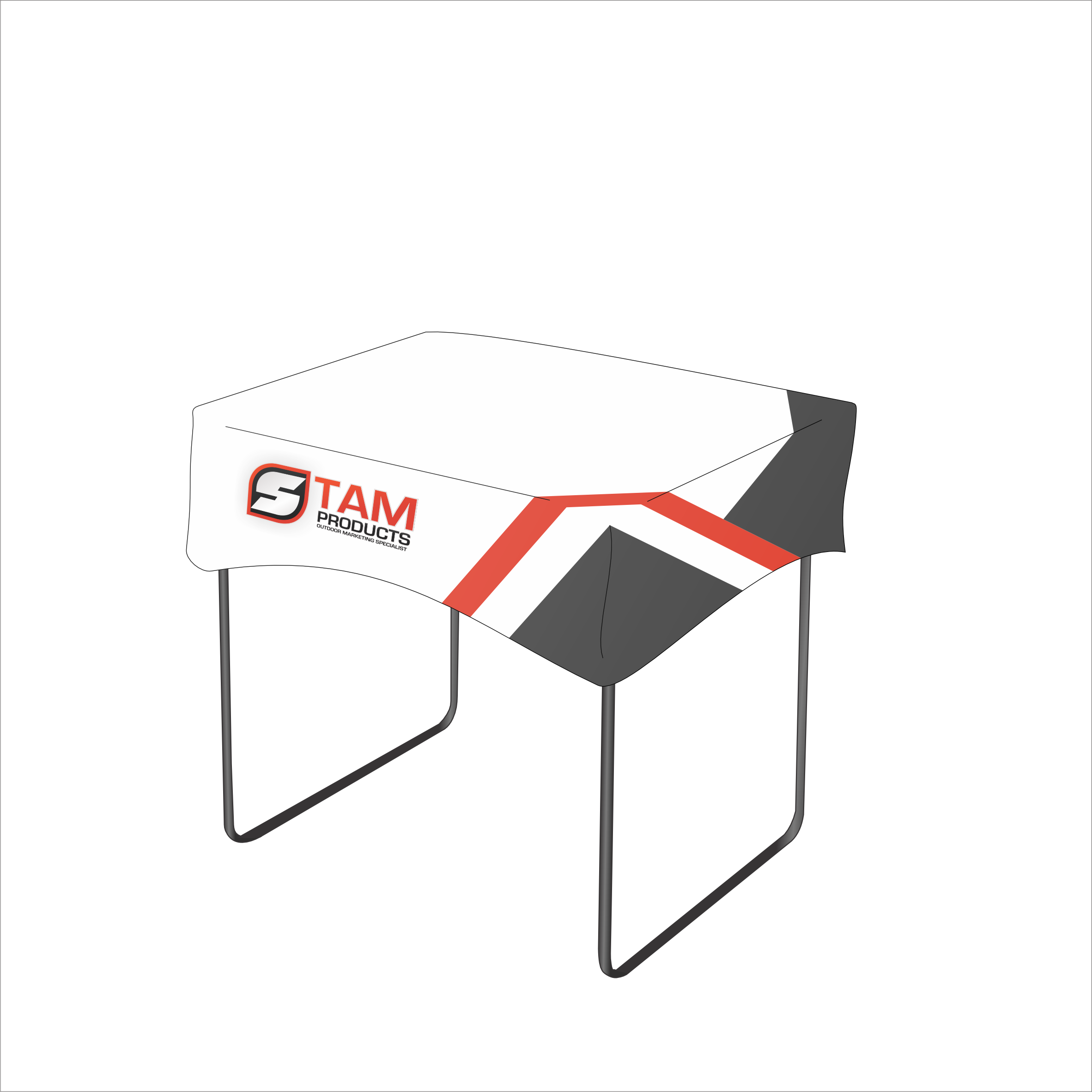 Stam Products bespoke Branded Table cloths & Tables