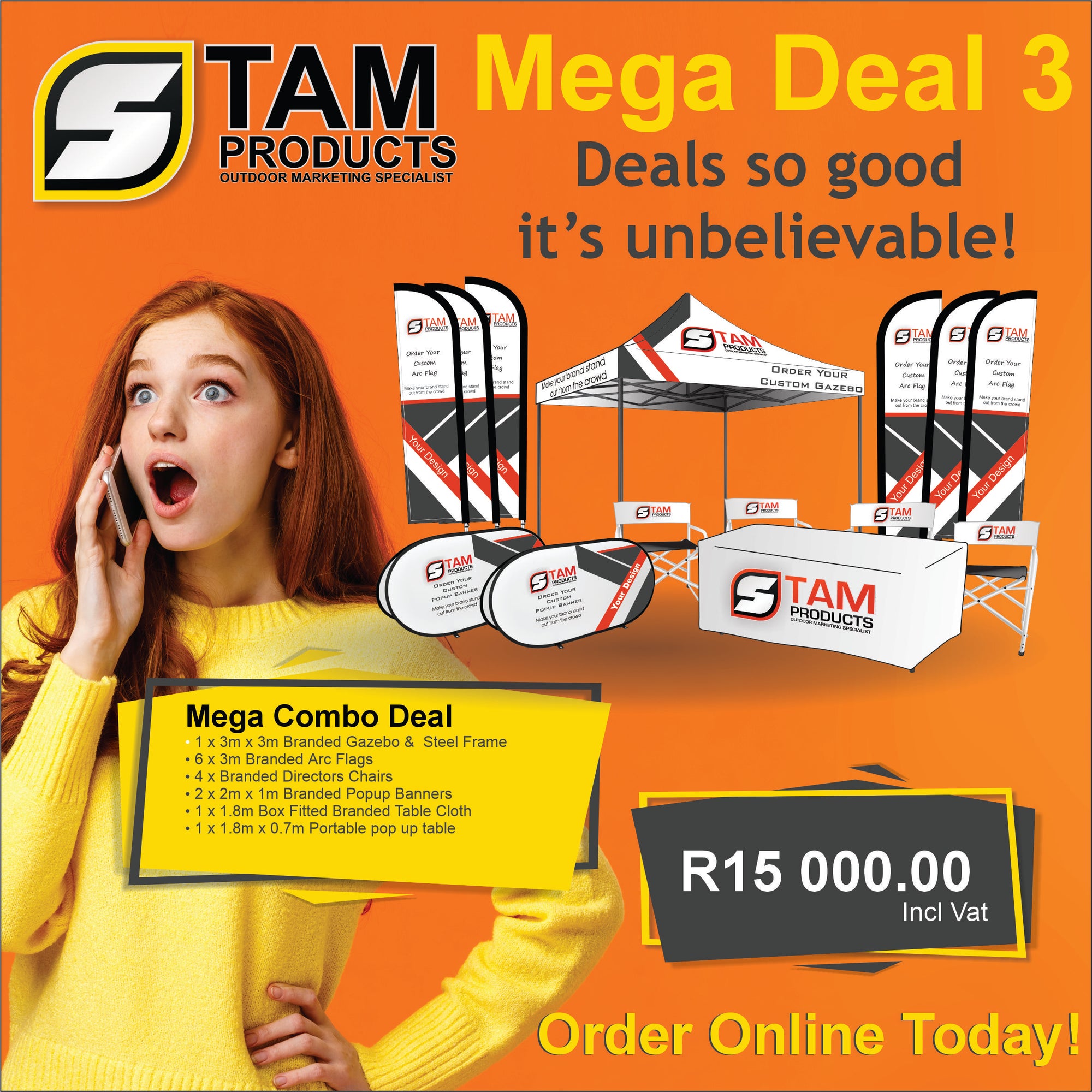 Stam Products | Premium Branded Gazebos, Flags & Banners