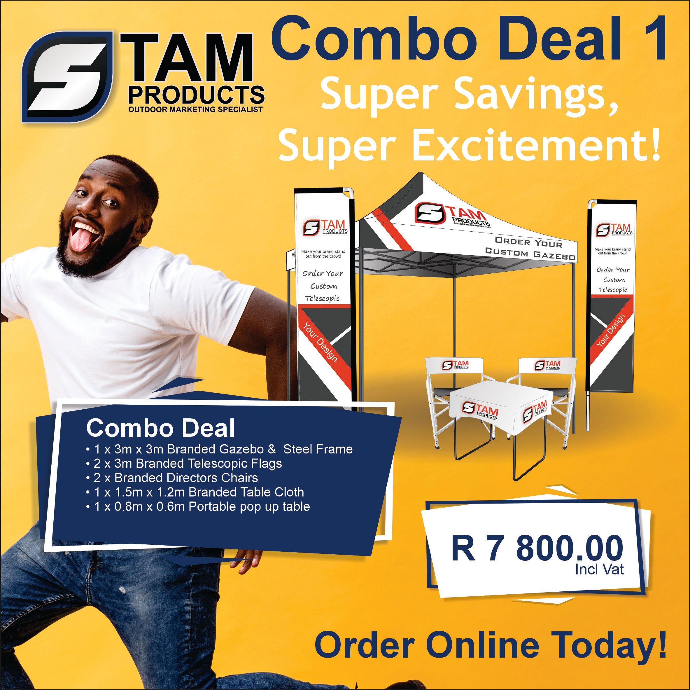 Stam Products | Premium Branded Gazebos, Flags & Banners