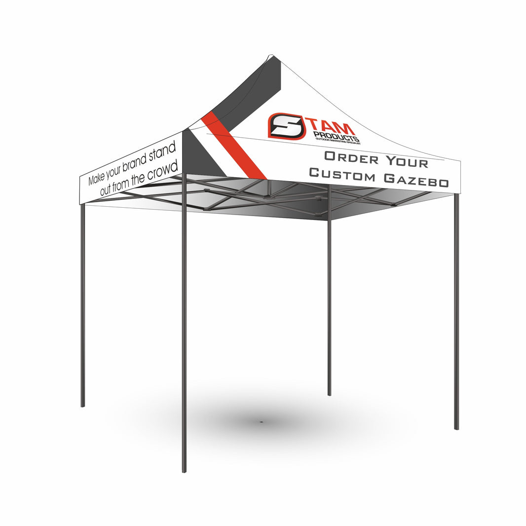 Stam Products Branded Gazebo Collection | Durable & Eye-Catching