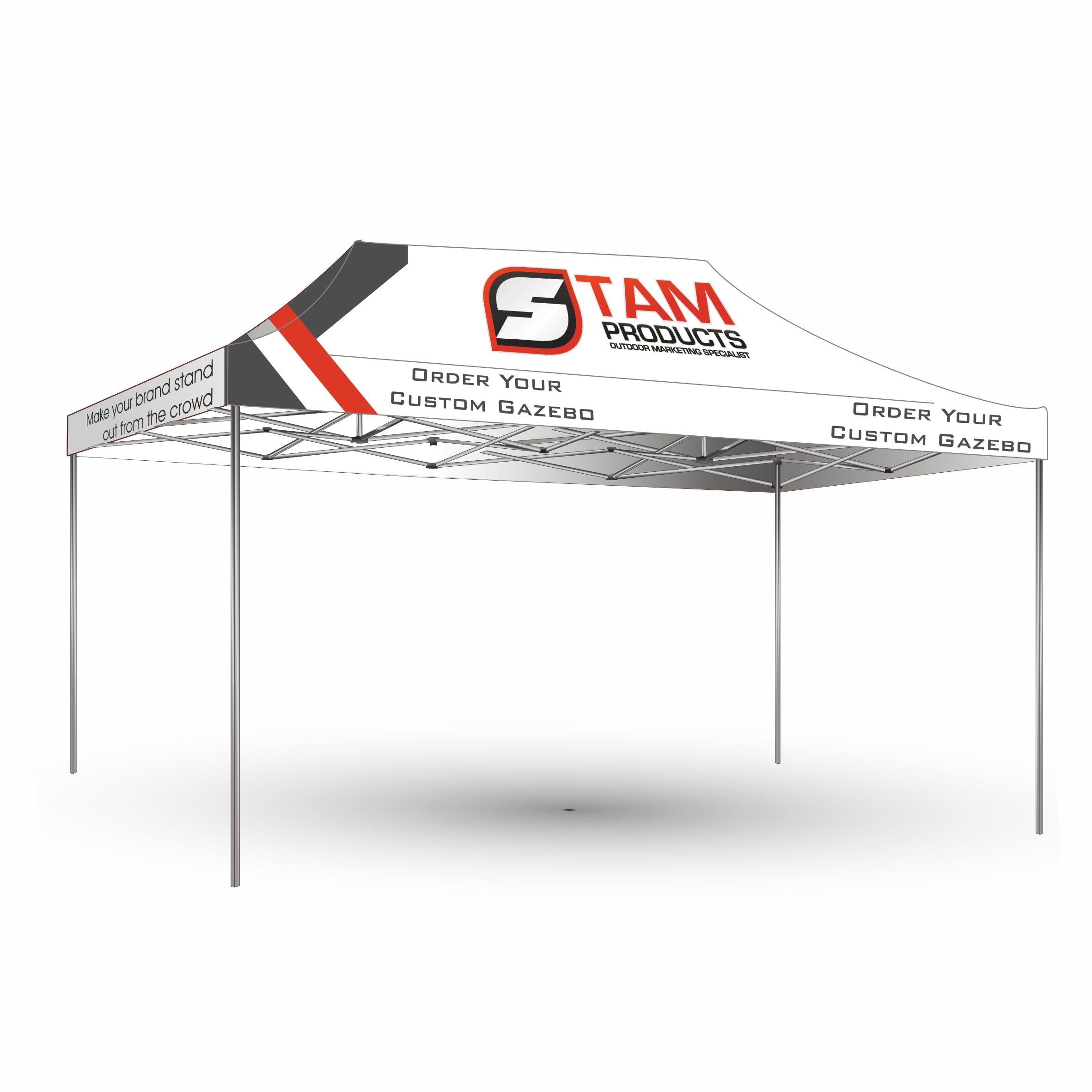 Stam Products Branded Gazebo Collection | Durable & Eye-Catching