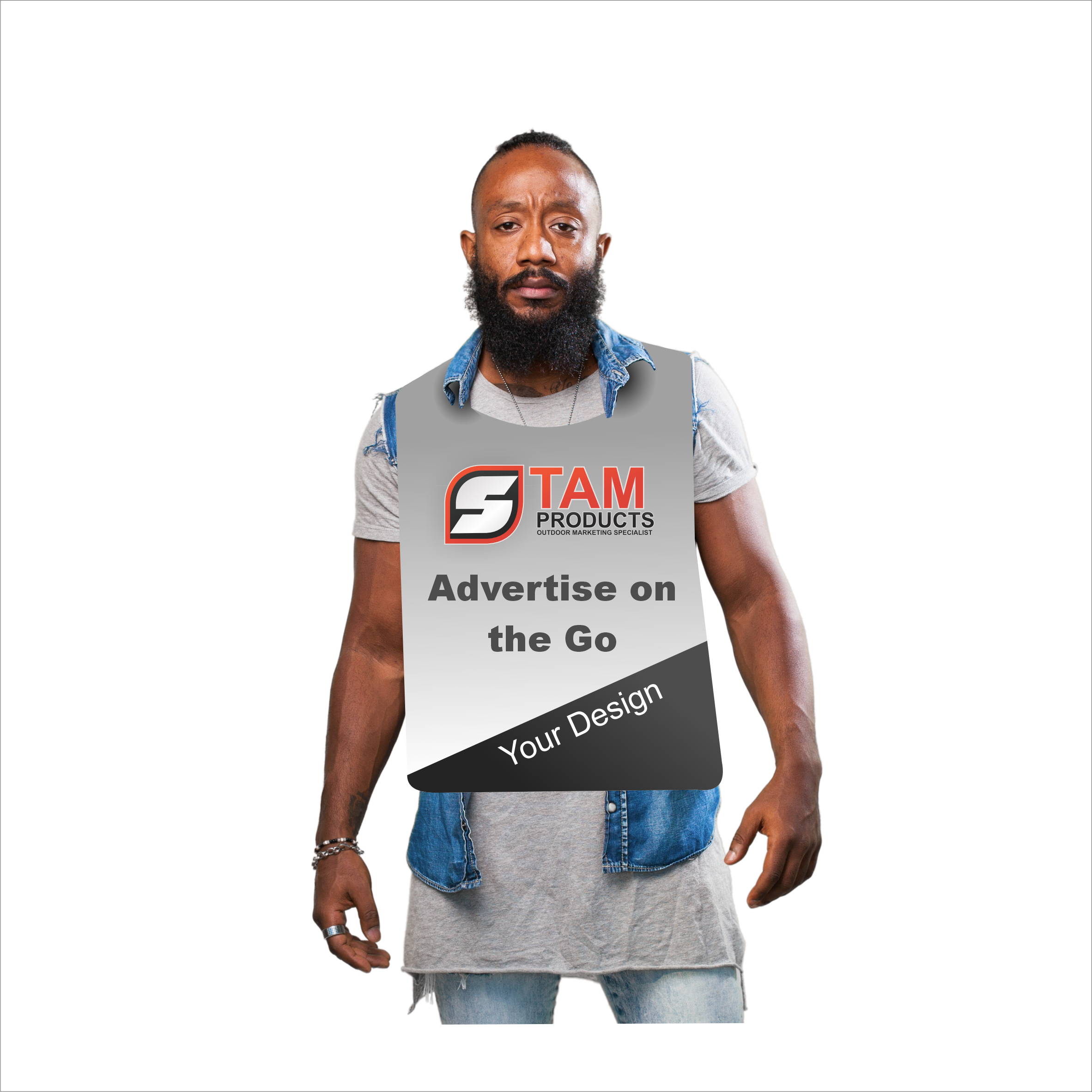 Stam Products Custom Printed Bespoke Branded PVC Bibs - Durable & Stylish