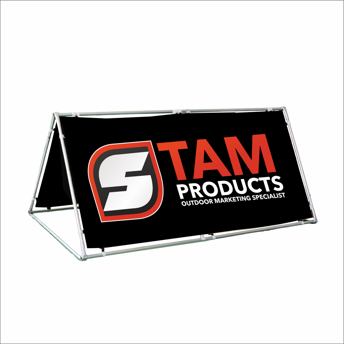 Stam Products Custom Printed Aframe Banner - High Quality