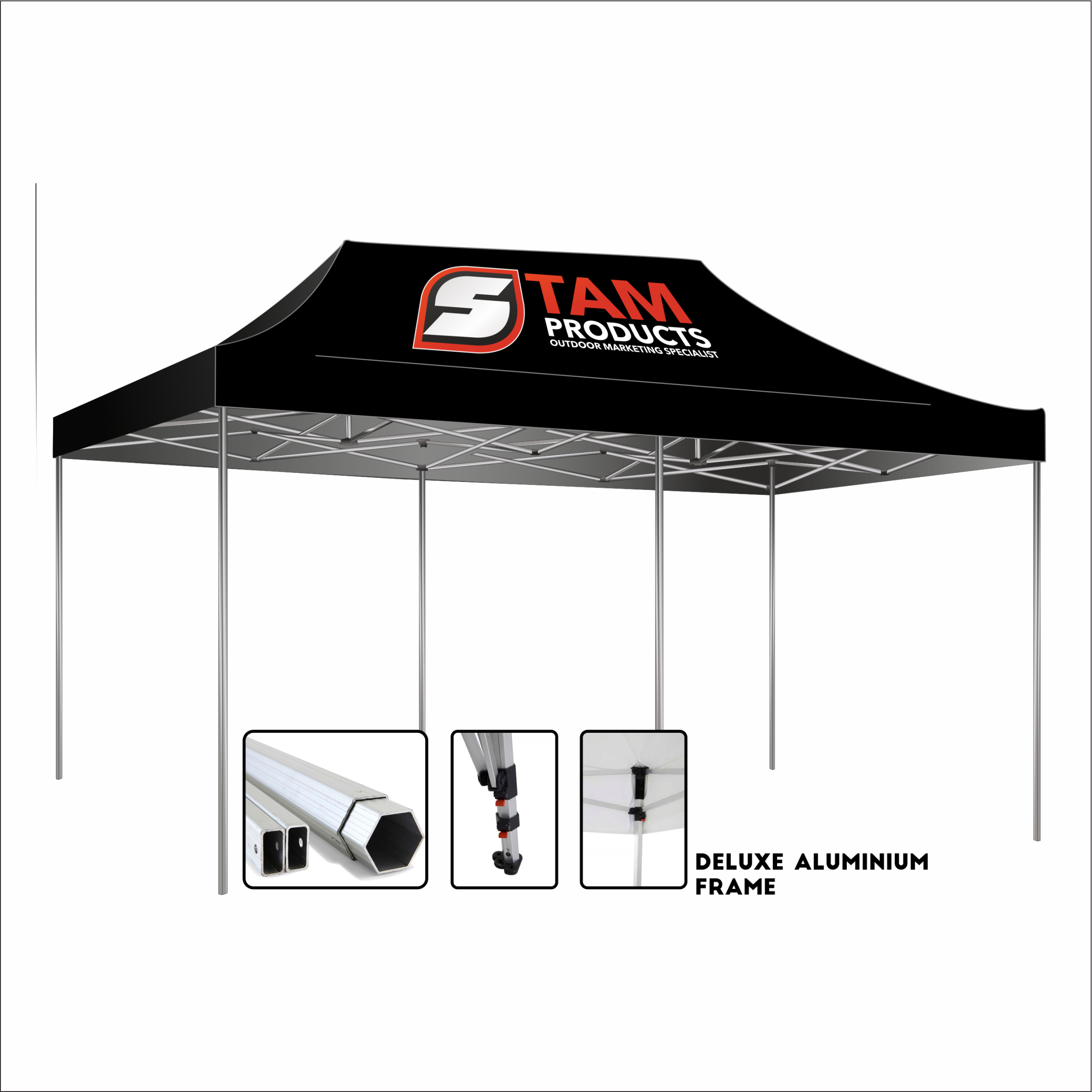 Stam Products Branded Gazebo Collection | Durable & Eye-Catching
